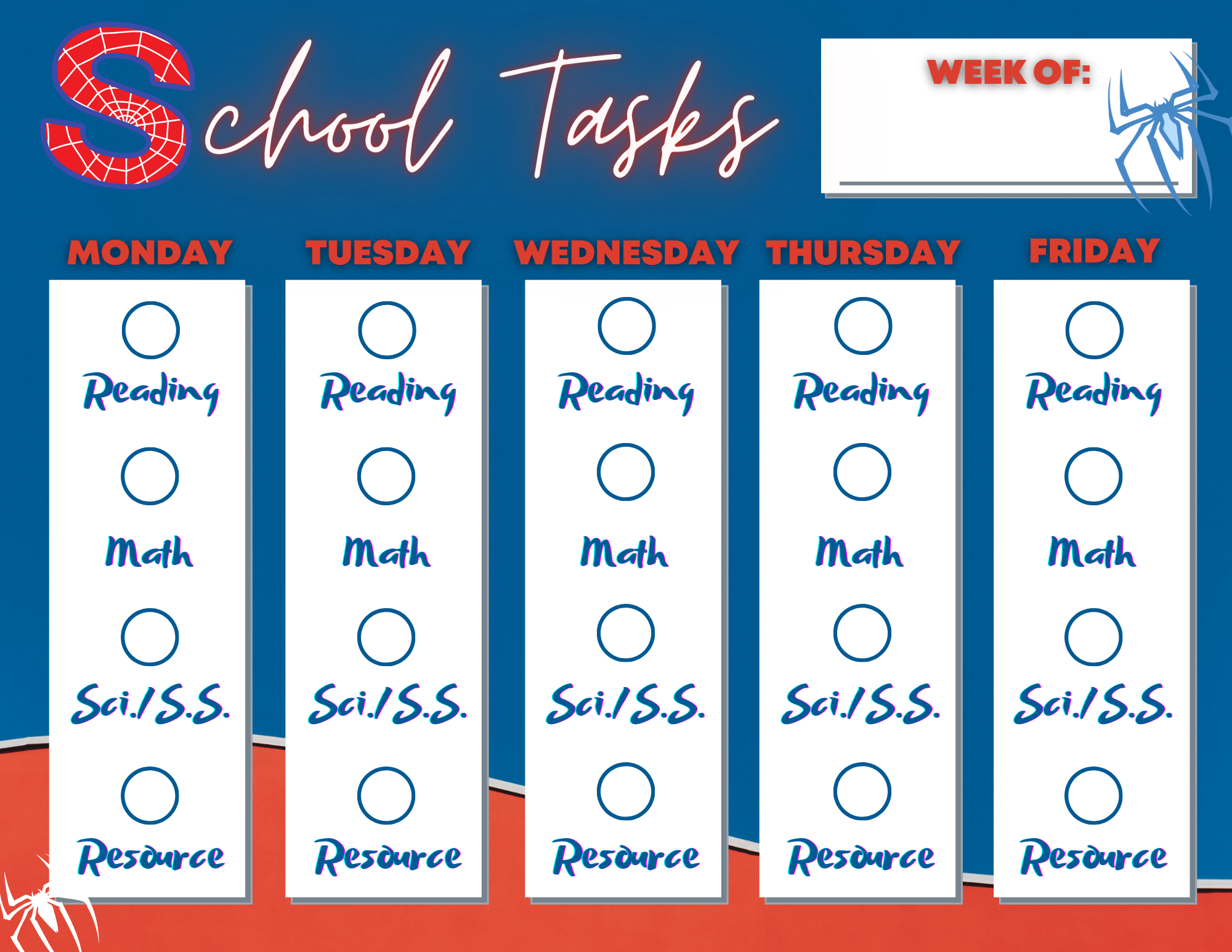 6 Printable Task Completion Checklists to Motivate Home Learners – The ...